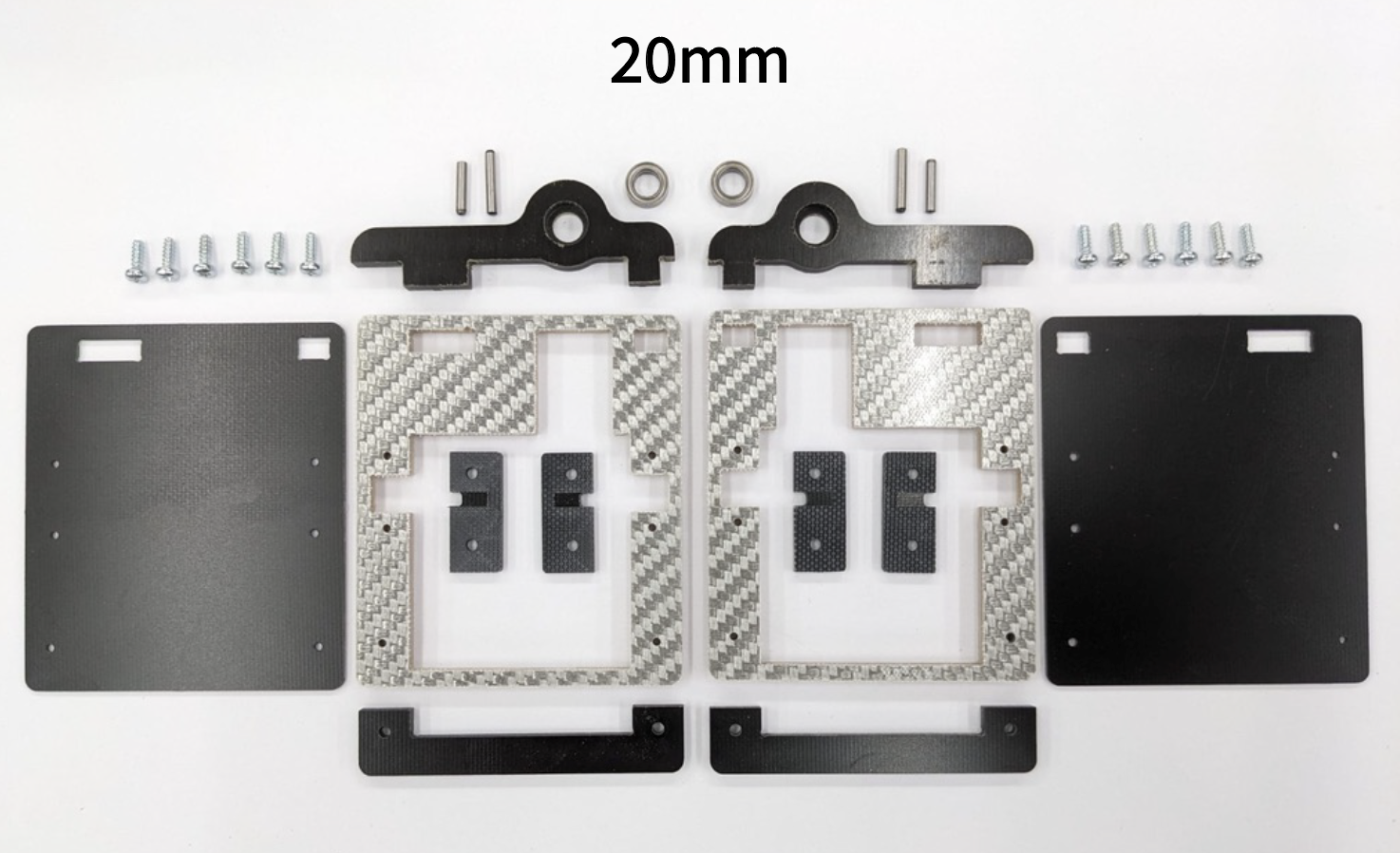 www.migflight.de - Servo Frame Set left and right